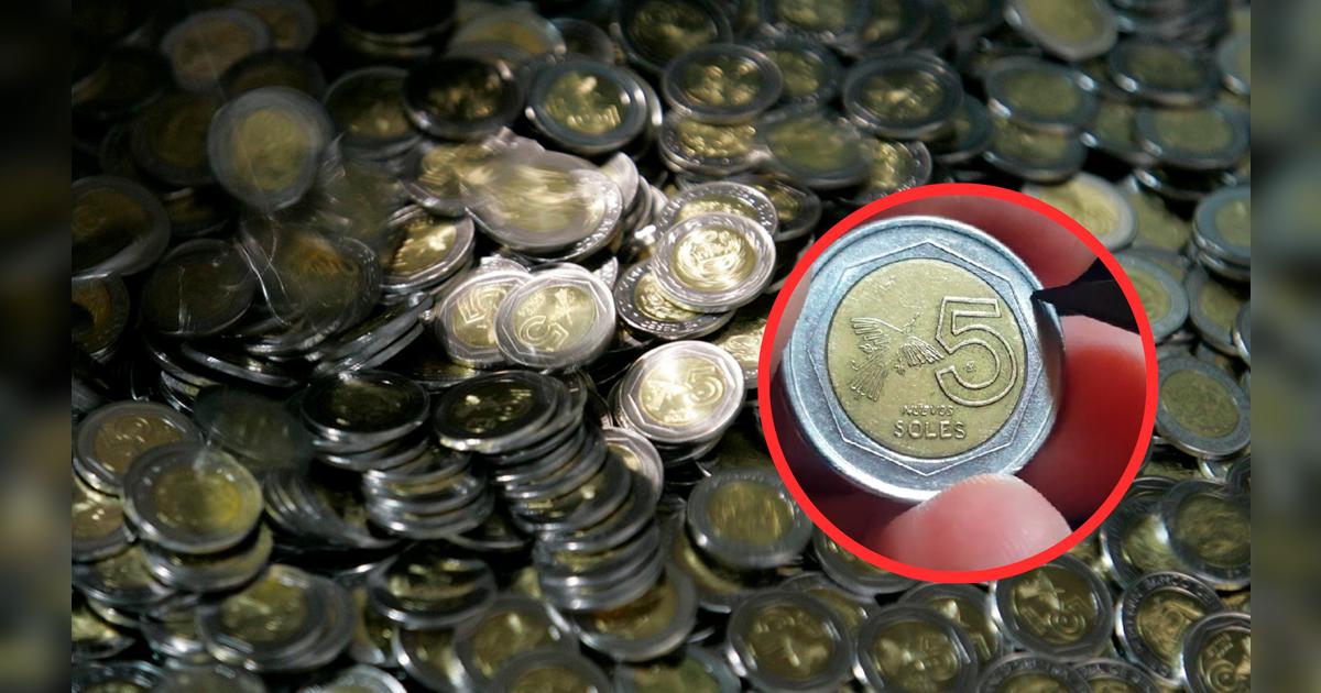 Esta moneda de S/5 es la más buscada del Perú: conoce cuál es su ...