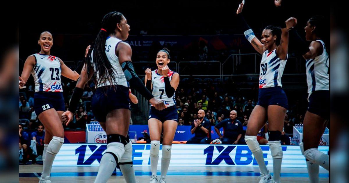 República Dominicana vs Serbia, voleibol, resultado: las Reinas del Caribe ganaron 3-1 el juego ...