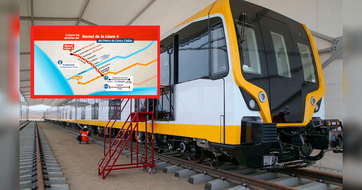 Metro de Lima: conoce todos los detalles del Ramal de la Línea 4 de ...