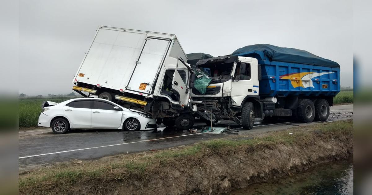 Trujillo: choque triple deja un muerto, varios heridos y múltiples ...