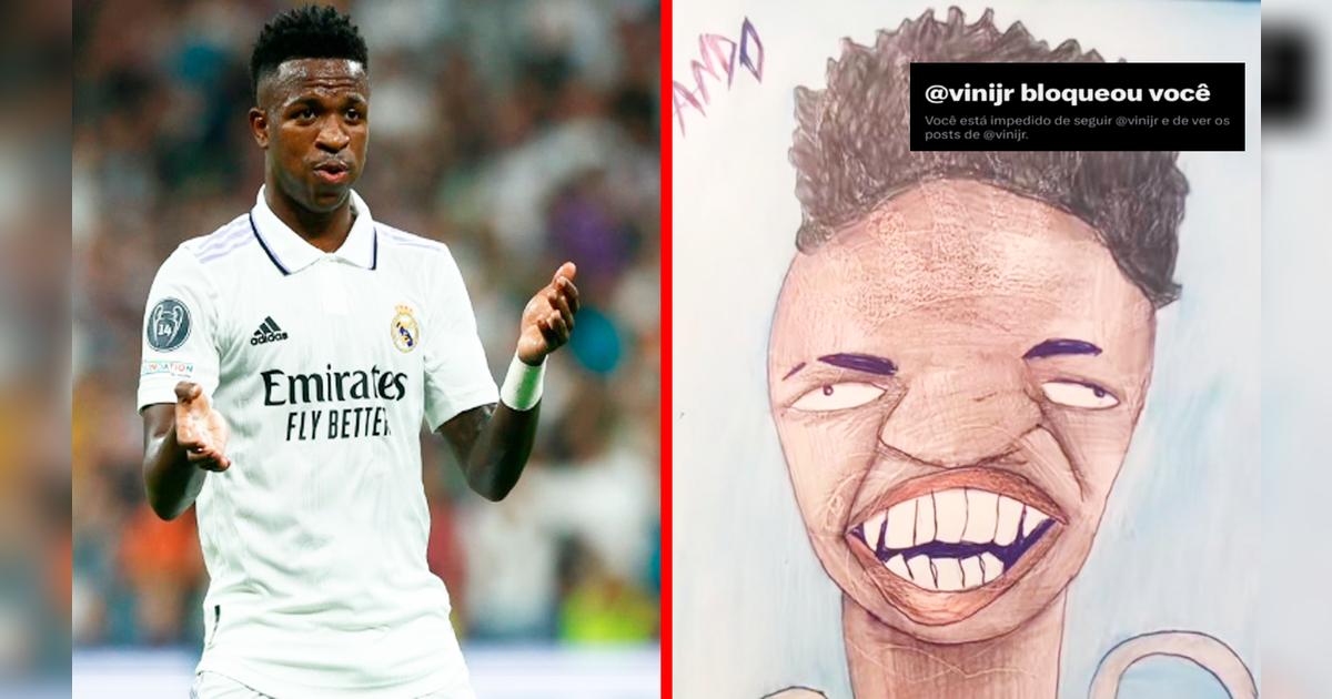 Vinicius Junior bloquea a fan que le envió un retrato suyo: ¿Qué ...