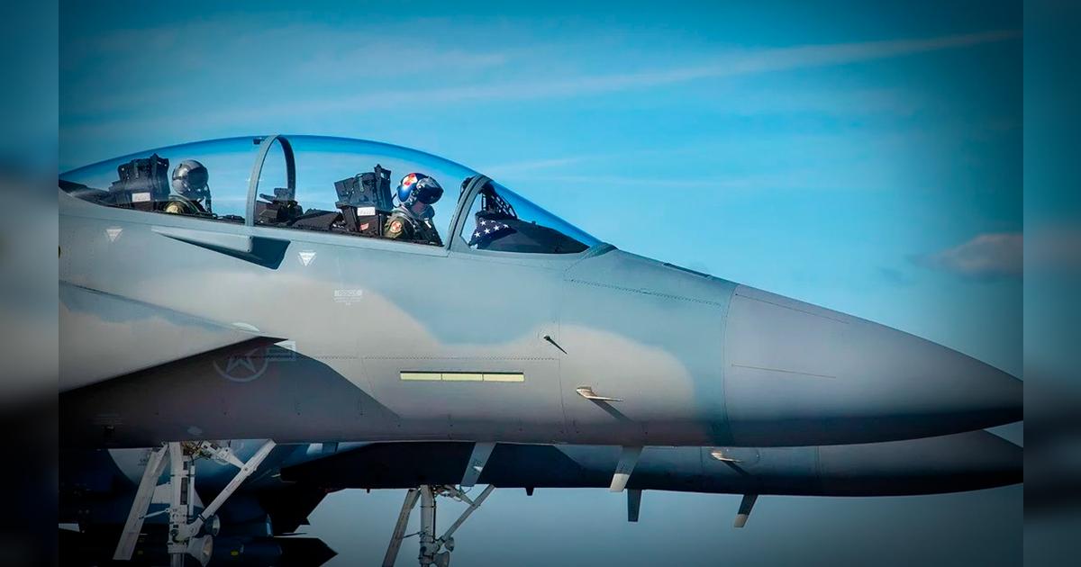 Los cazas F-15EX Eagle II de la empresa Boeing forman parte de la Fuerza Aérea de Estados Unidos ...