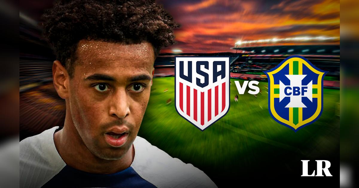 Estados Unidos igualó 1-1 ante Brasil en un amistoso previo a la Copa ...
