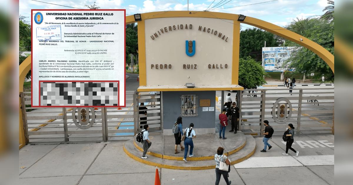 Lambayeque: estudiantes de Universidad Pedro Ruiz Gallo falsificaron ...