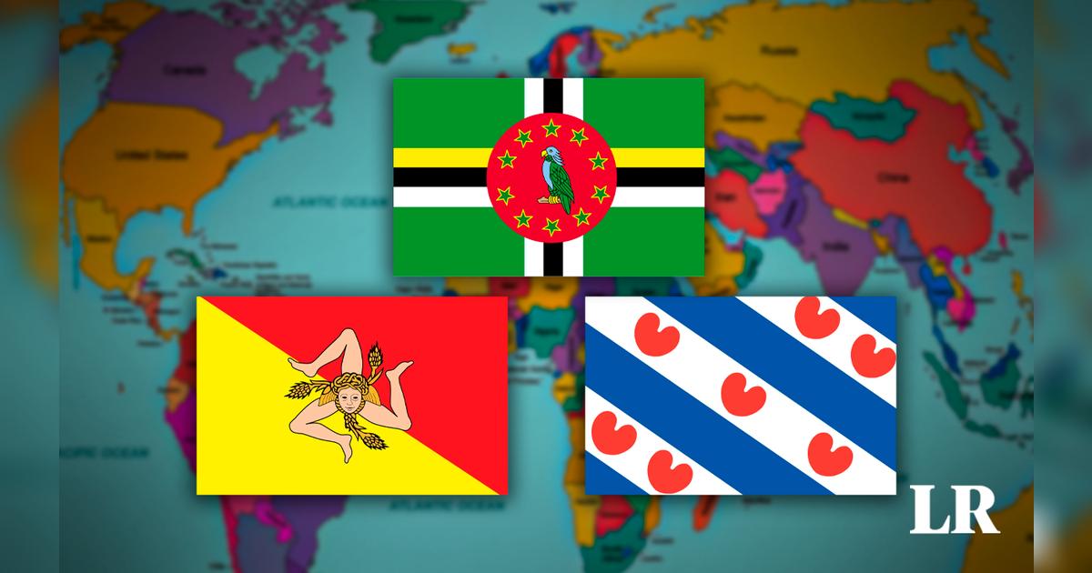 Los países con las banderas más raras del mundo, una es triangular y ...