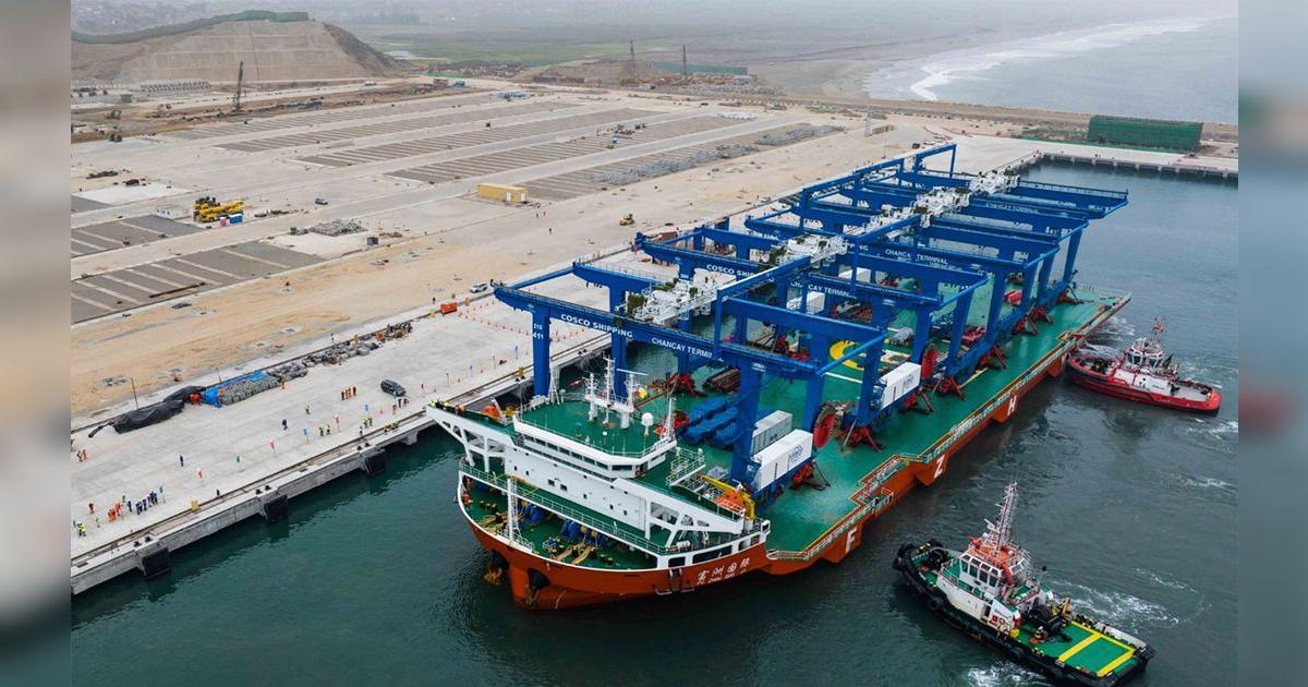 Puerto de Chancay se inaugura en noviembre: ¿cuál es su avance y cómo ...