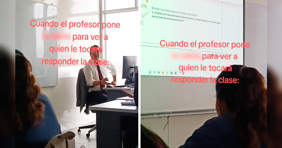 Profesor de Senati transforma sus clases con singular método: "Sorteos que no quisiera ganar ...