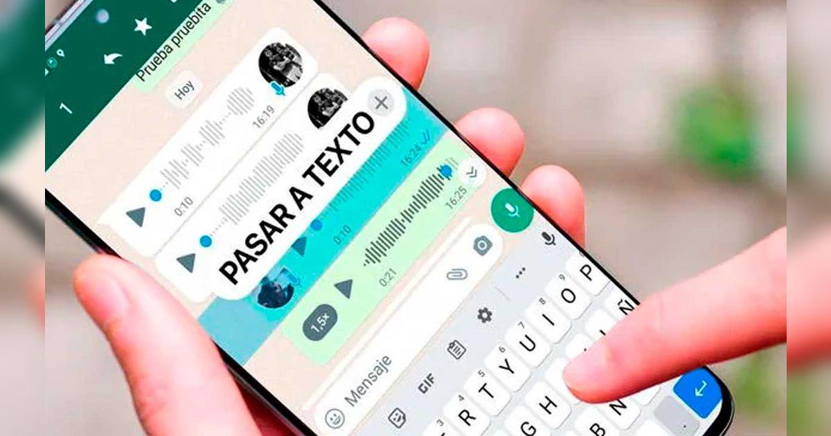 WhatsApp comienza a probar su propia función que convierte los audios en mensajes de texto ...