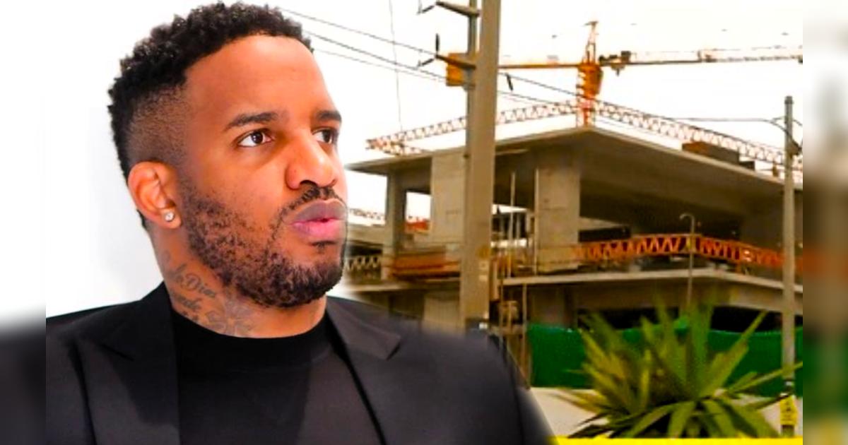 Jefferson Farfán sorprende al dejarse ver por primera vez en la construcción de su centro ...