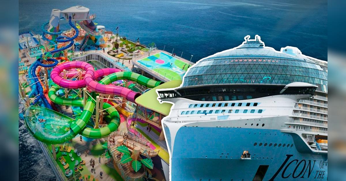 El crucero más grande del mundo, puede alojar hasta 10.000 personas y tardó más de 50 años en ...