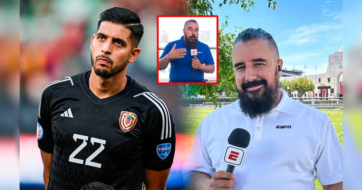 Rafael Romo, portero de la Vinotinto, arremete contra periodista ...