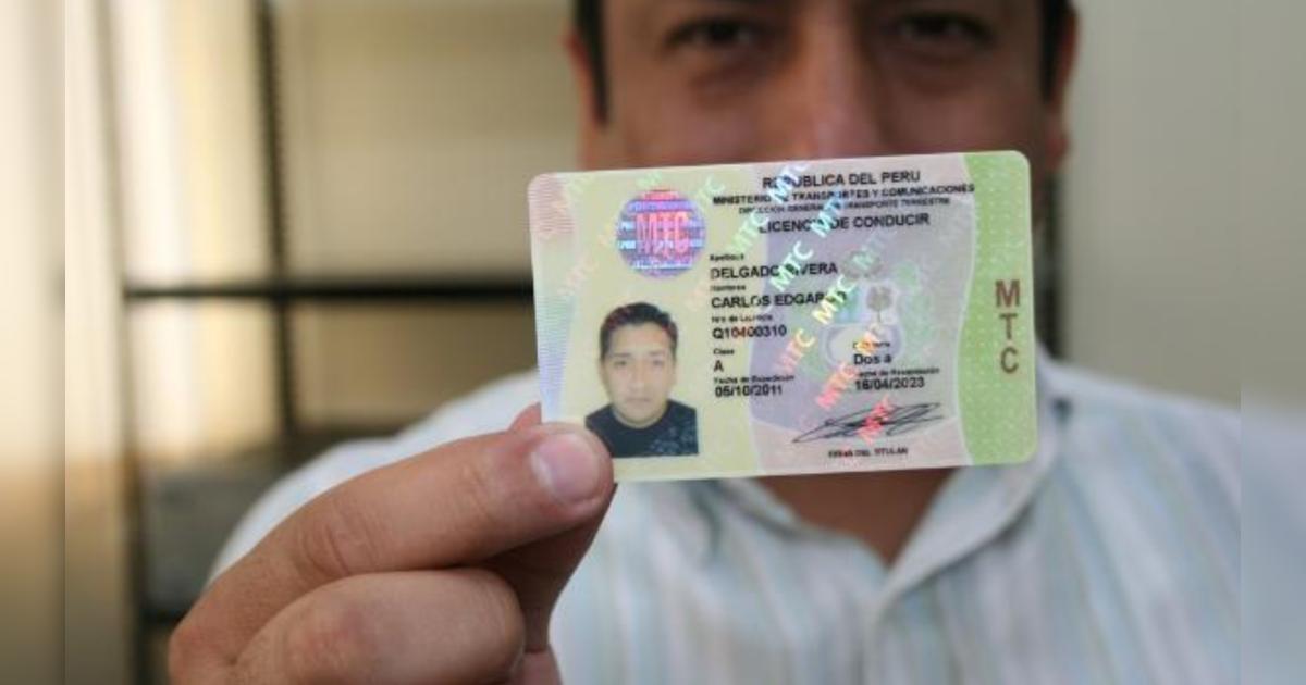 SLCP | MTC revela el único lugar en el Perú donde puedes sacar tu ...