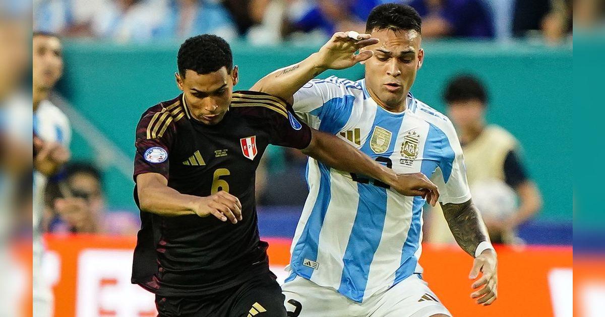 ¿Cómo quedó el Argentina vs. Perú por Copa América? | Deportes | La ...
