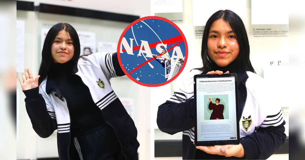 ¡Peruana de 12 años a la NASA! Creó chatbot y fue seleccionada para la ...