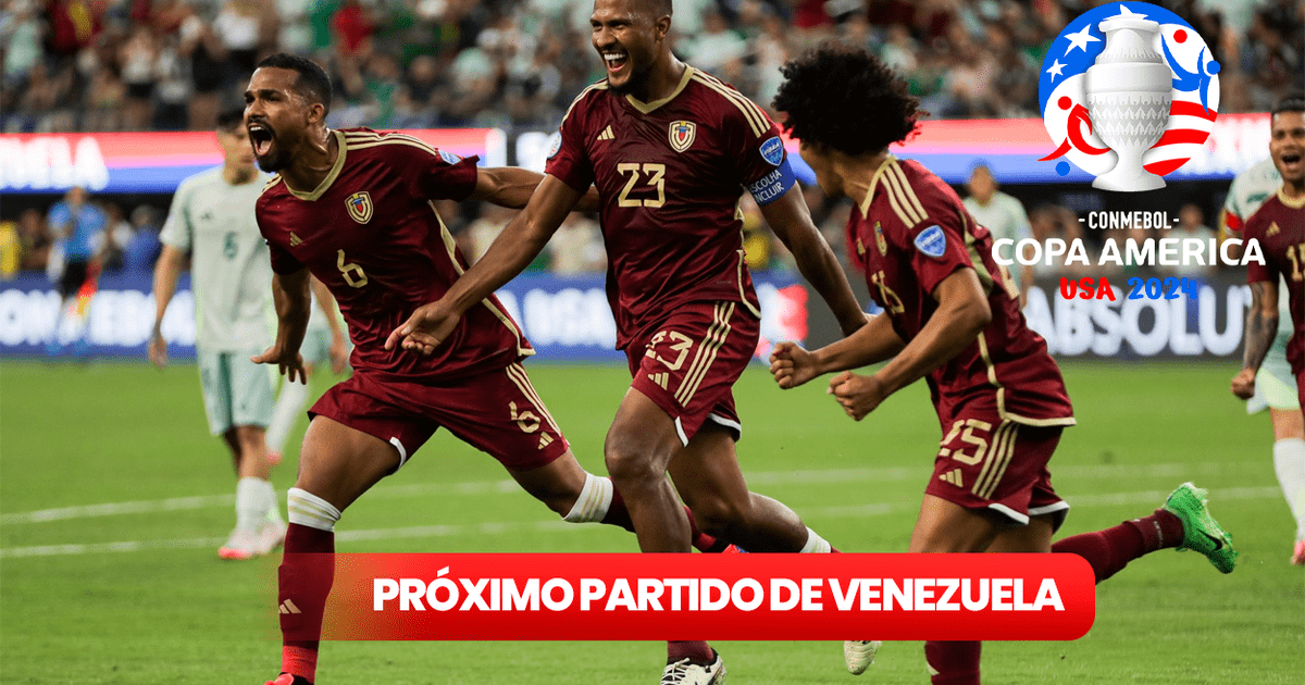Próximo Partido De Venezuela Por La Copa América 2024 Cuándo Es