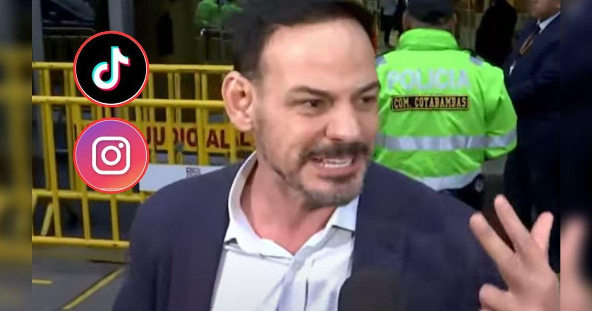 Mark Vito promociona su TikTok e Instagram al salir de audiencia por ...