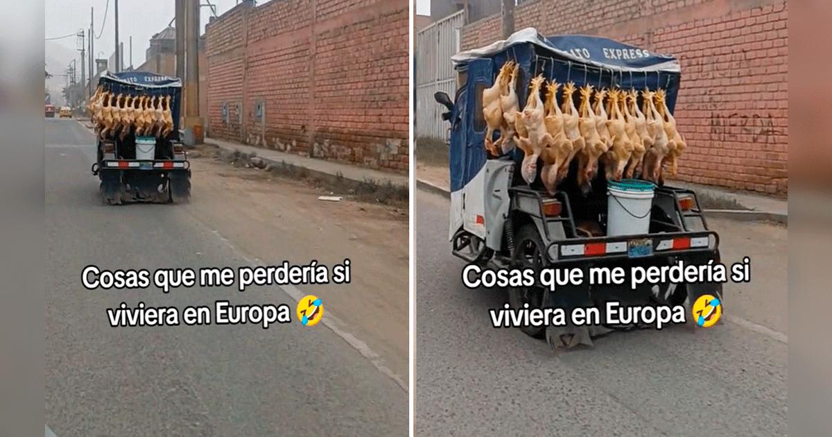 SJL | Captan a peruano en San Juan de Lurigancho trasladando pollos colgados en mototaxi y ...