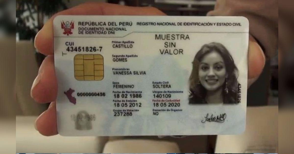 DNI electrónico gratis en todo el Perú: revisa cómo acceder al beneficio del 17 al 25 de julio ...