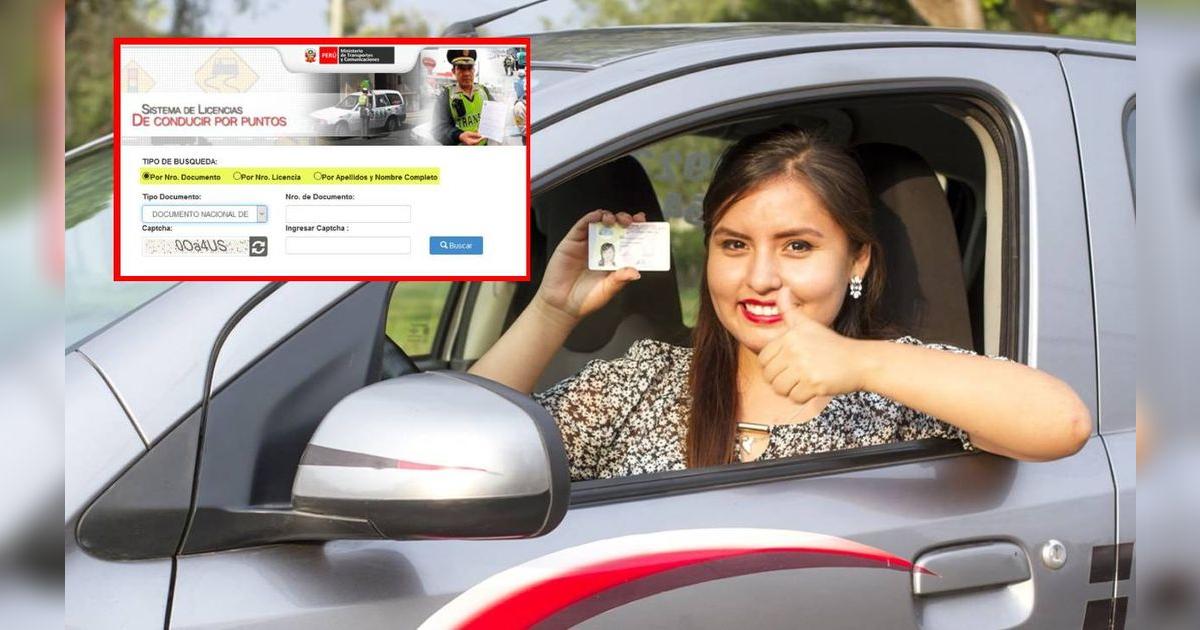 Récord de conductor por puntos vía MTC: este es el link para ver tus puntos acumulados con tu ...