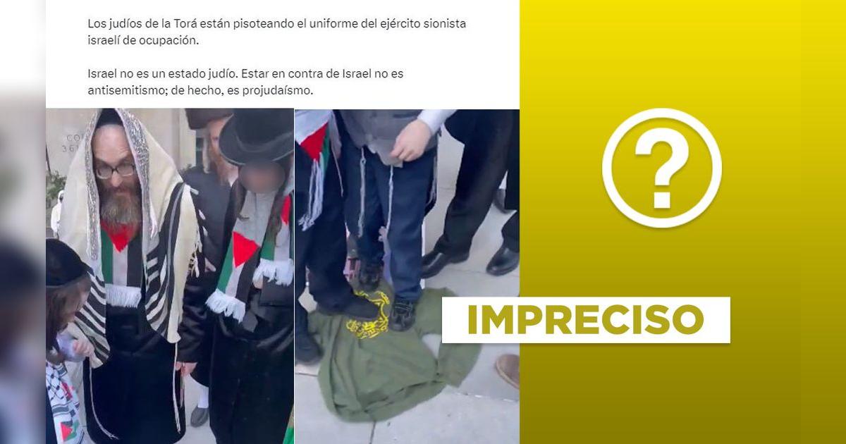 Video no expone a judíos pisoteando uniforme del Ejército israelí en el ...