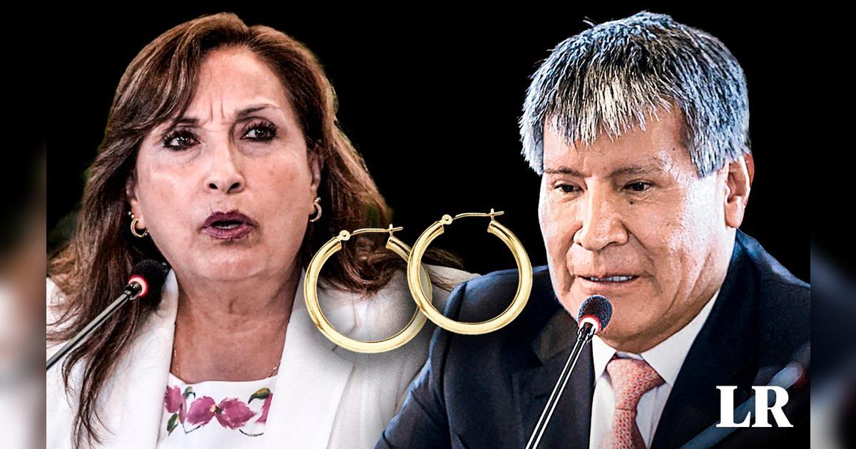 Dina Boluarte | Poder Judicial confirma incautación de aretes de oro de ...