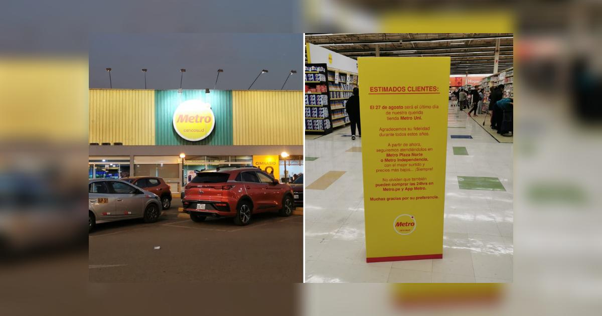 ¡Adiós a Metro UNI! Icónico local cerrará sus puertas definitivamente ...