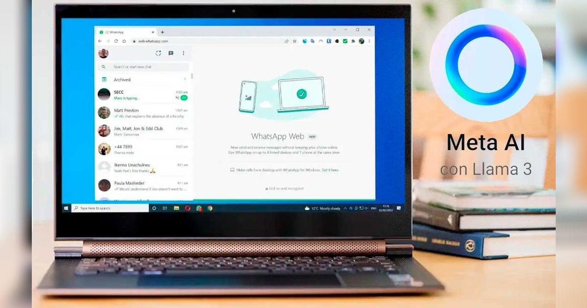 ¿Cómo usar Meta AI en WhatsApp Web? Así podrás activar el círculo azul ...