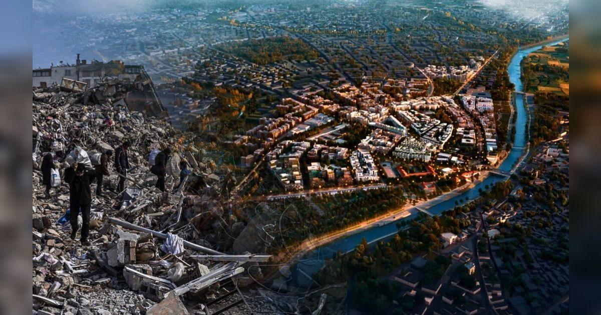 La ciudad devastada por un terremoto que ahora se reconstruye contra ...