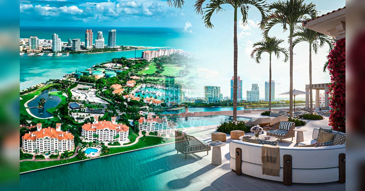 Así luce la exclusiva isla considerada como el 'búnker de los ...