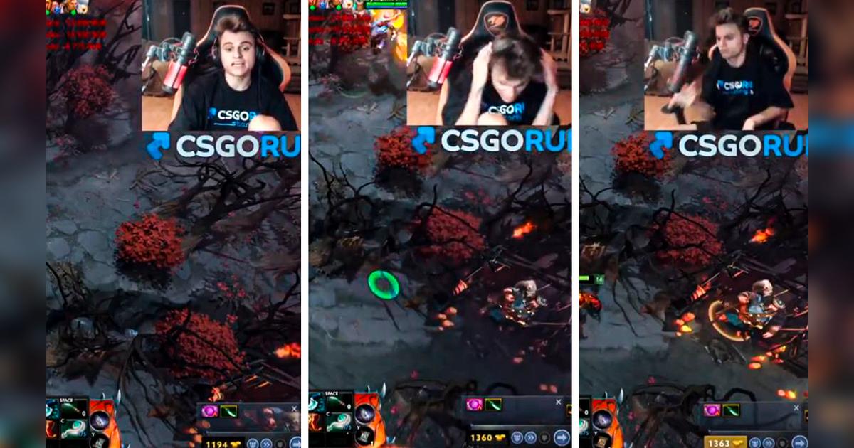 Streamer en Ucrania interrumpe transmisión por la explosión de misil ...