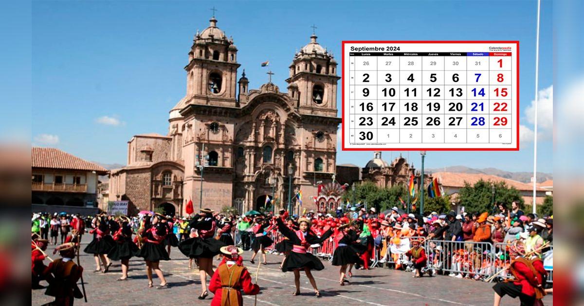 ¿Septiembre tiene feriados en Perú 2024? Calendario con días festivos y ...