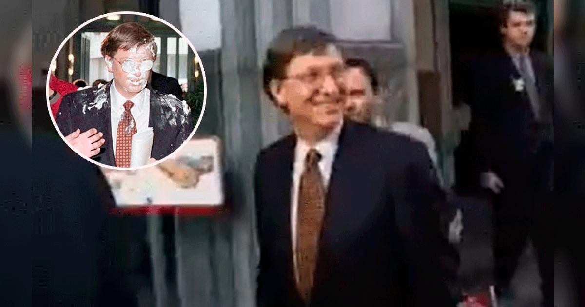 ¿Por qué Bill Gates recibió un pastelazo? La verdad del video de 1998 ...