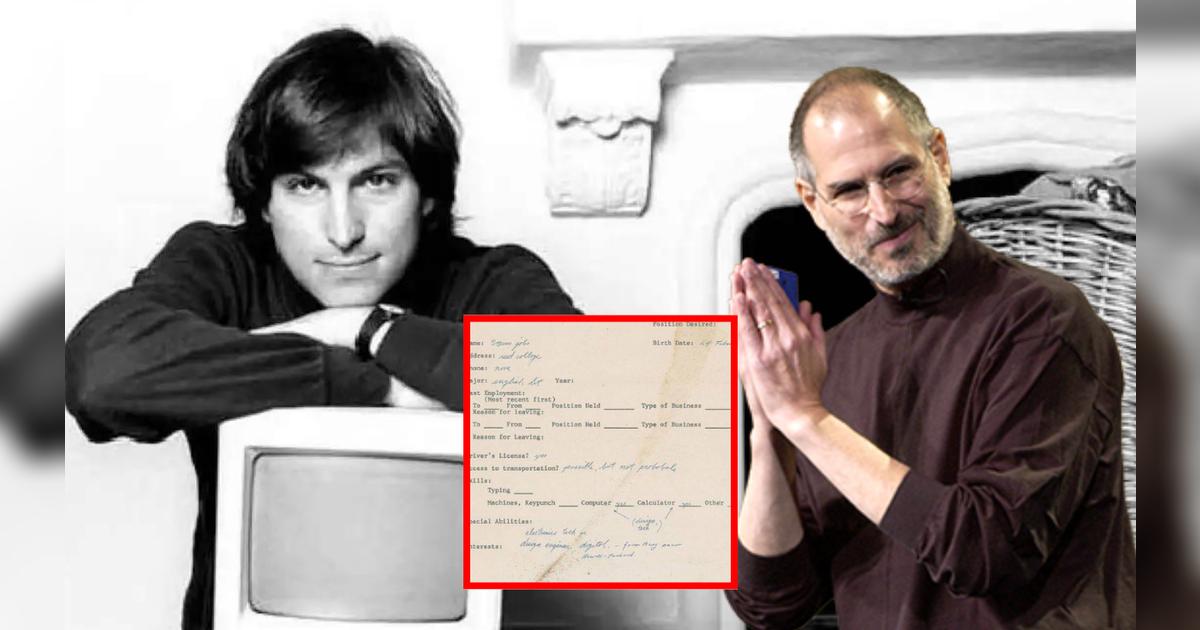 Steve Jobs también se equivocó: así era el CV del creador de Apple en ...