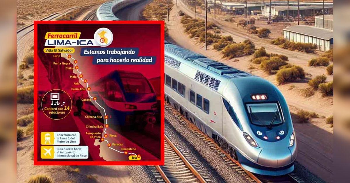 Tren de Cercanías Lima-Ica: Fecha de inauguración, estaciones y ...