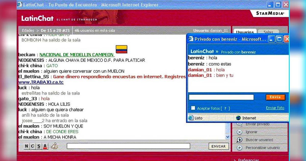 ¿Qué sucedió con LatinChat, el 'Tinder de los 2000' que permitía ...
