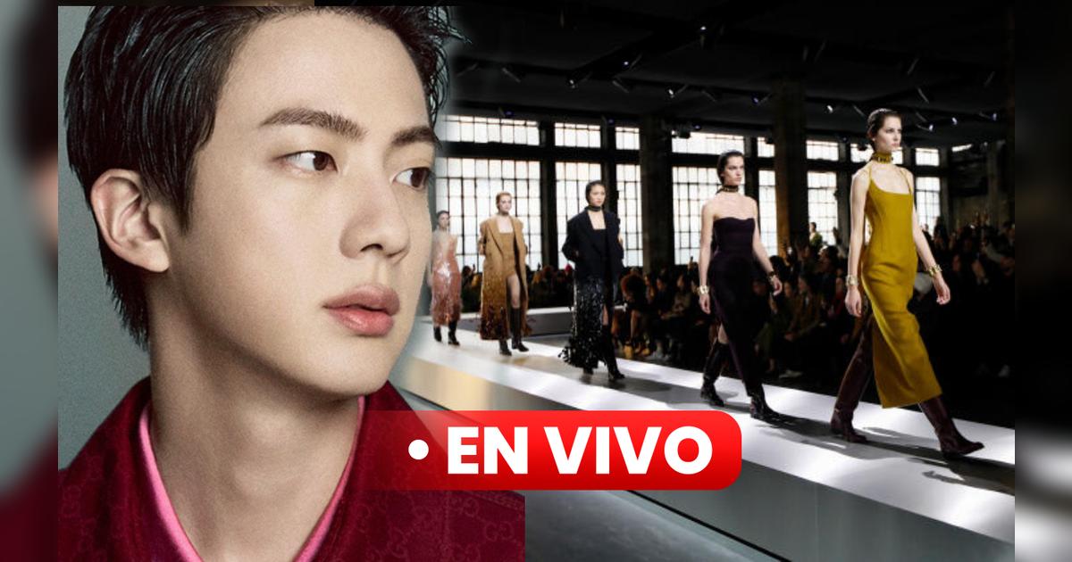 Jin de BTS en el Milan Fashion Week 2024: link oficial para ver su ...