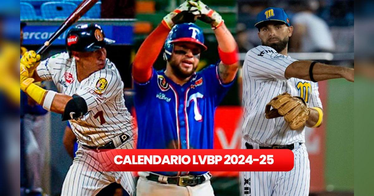 CALENDARIO de la LVBP 2024-25: fechas y cruces OFICIALES de Leones, Magallanes, Tiburones y ...