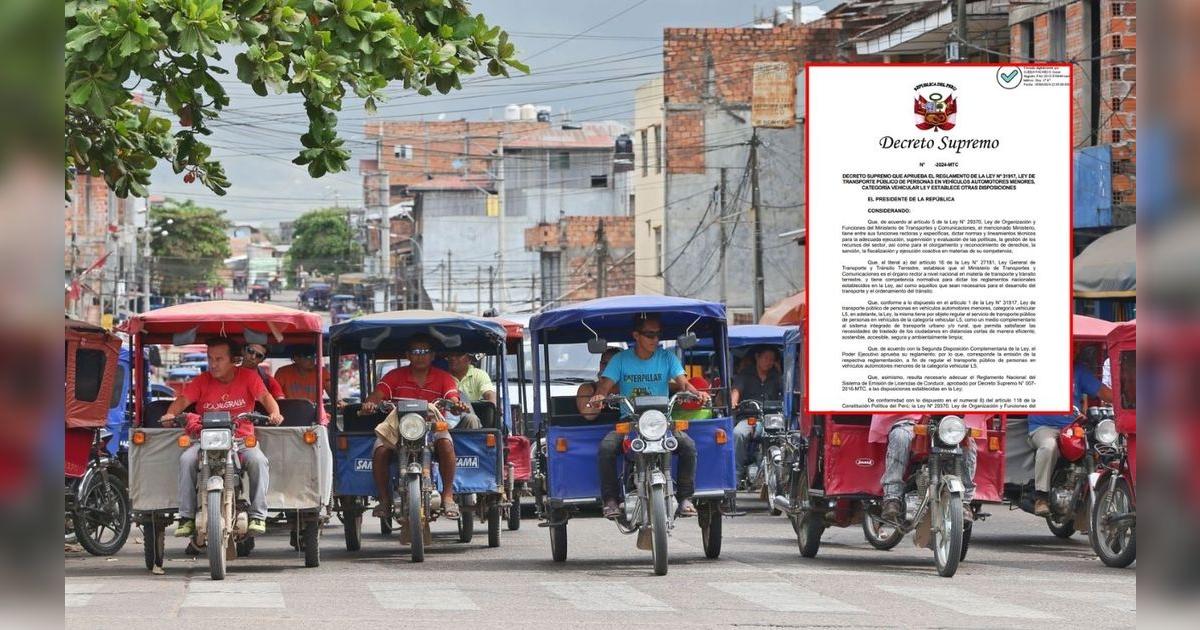MTC: nuevo reglamento de mototaxis en Perú 2024, los cambios que todo conductor debe conocer ...