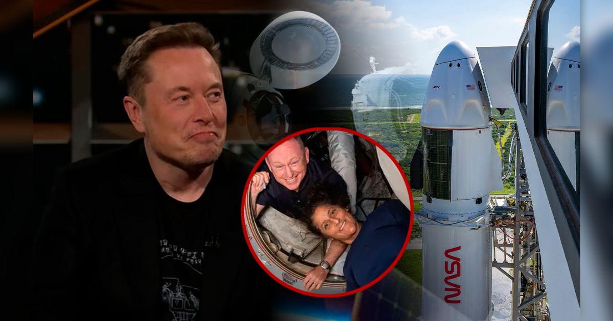 Elon Musk desafía a la NASA con nueva nave que rescatará a astronautas atrapados en la estación ...