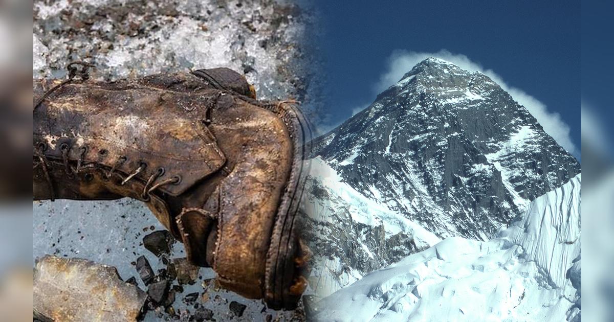 Descubren una bota en el Everest de Andrew Irvine, el que pudo ser el ...
