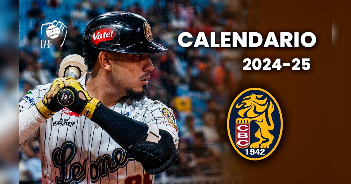 CALENDARIO de Leones del Caracas LVBP 2024-25: cronograma de juegos, horarios y canales para ver ...
