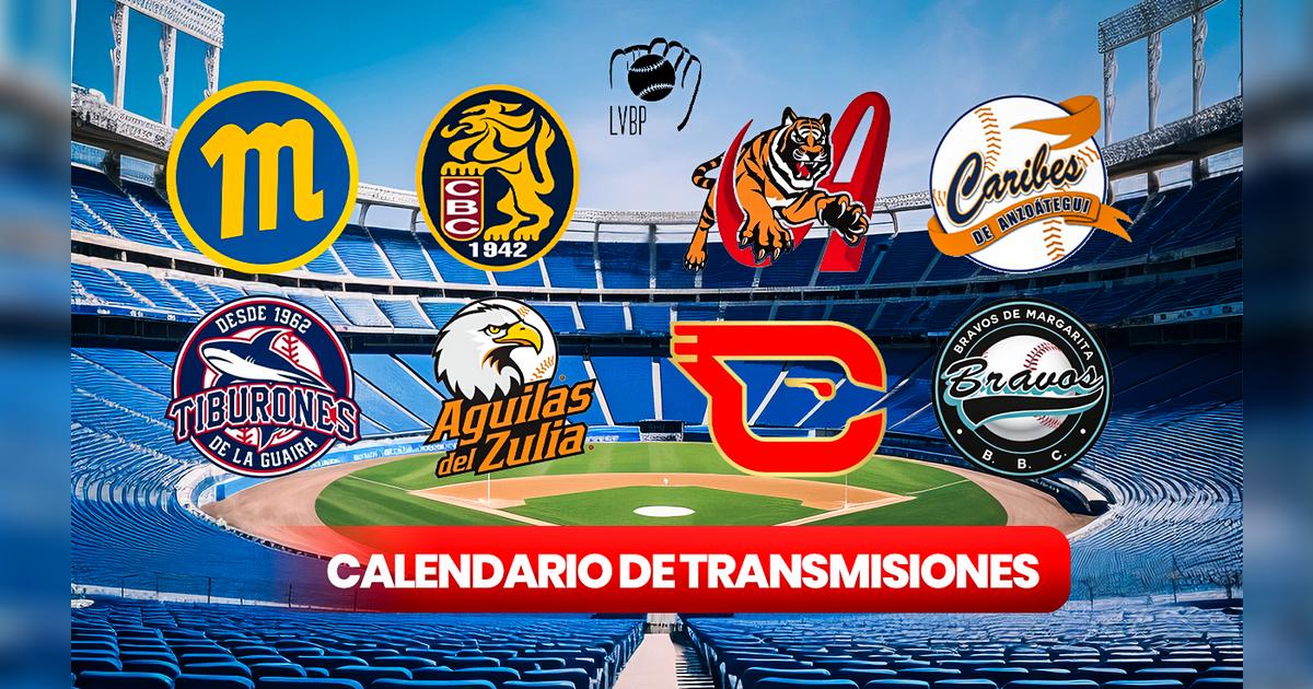 CALENDARIO de TRANSMISIONES LVBP 2024-25: dónde ver por TV los juegos de la temporada regular en ...