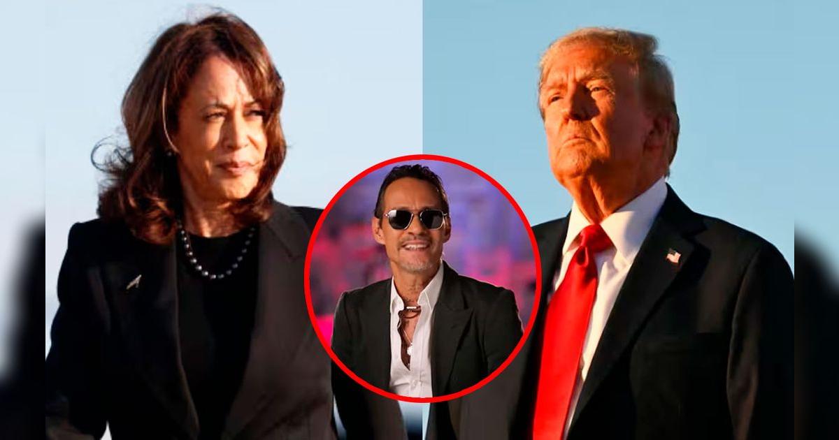 Marc Anthony respalda a Kamala Harris en elecciones de Estados Unidos y ...