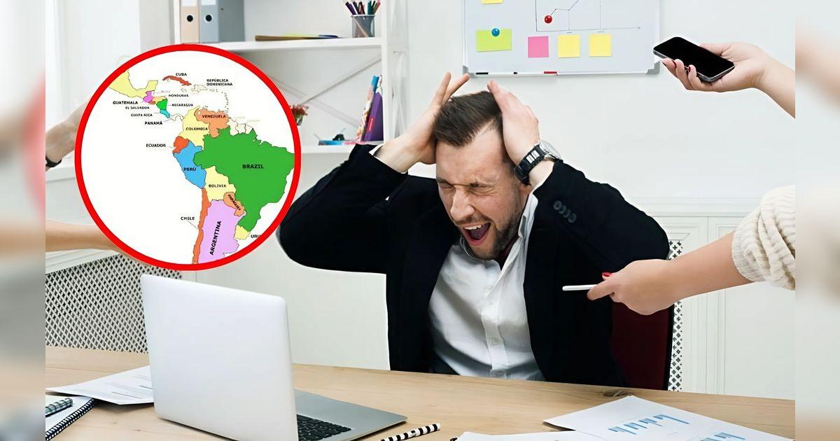 Estos son los países de Latinoamérica con los mayores niveles de estrés ...