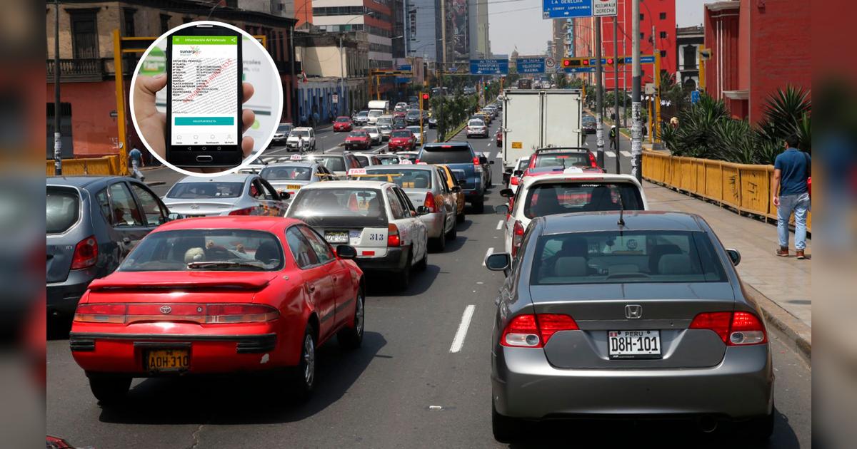 Consulta de vehículos en Sunarp con solo tu nombre y apellido en 4 ...