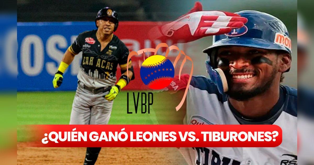 ¿Quién ganó Caracas vs. Tiburones HOY, 30 de octubre? RESULTADO del juego por la LVBP 2024-25 ...