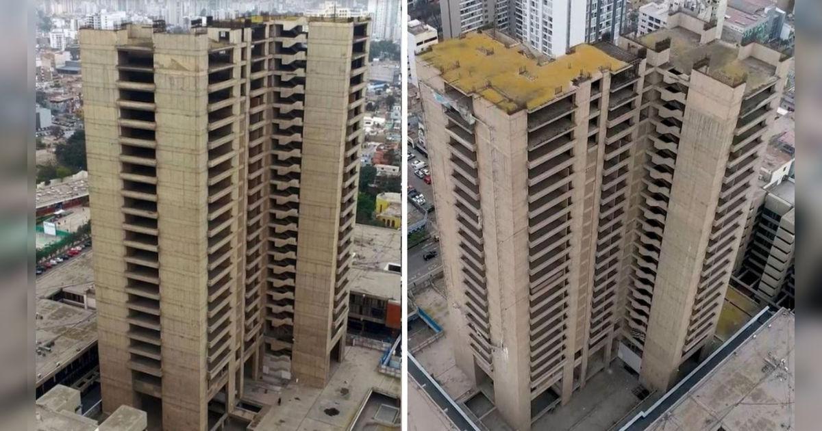 Este enorme edificio de EsSalud costo US$60 millones y se encuentra abandonado hace 50 años ...