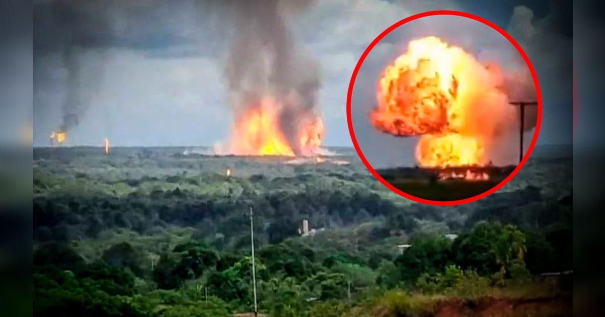 Estas son las imágenes de la explosión del gaseoducto de Muscar en Monagas: PDVSA advierte sobre ...