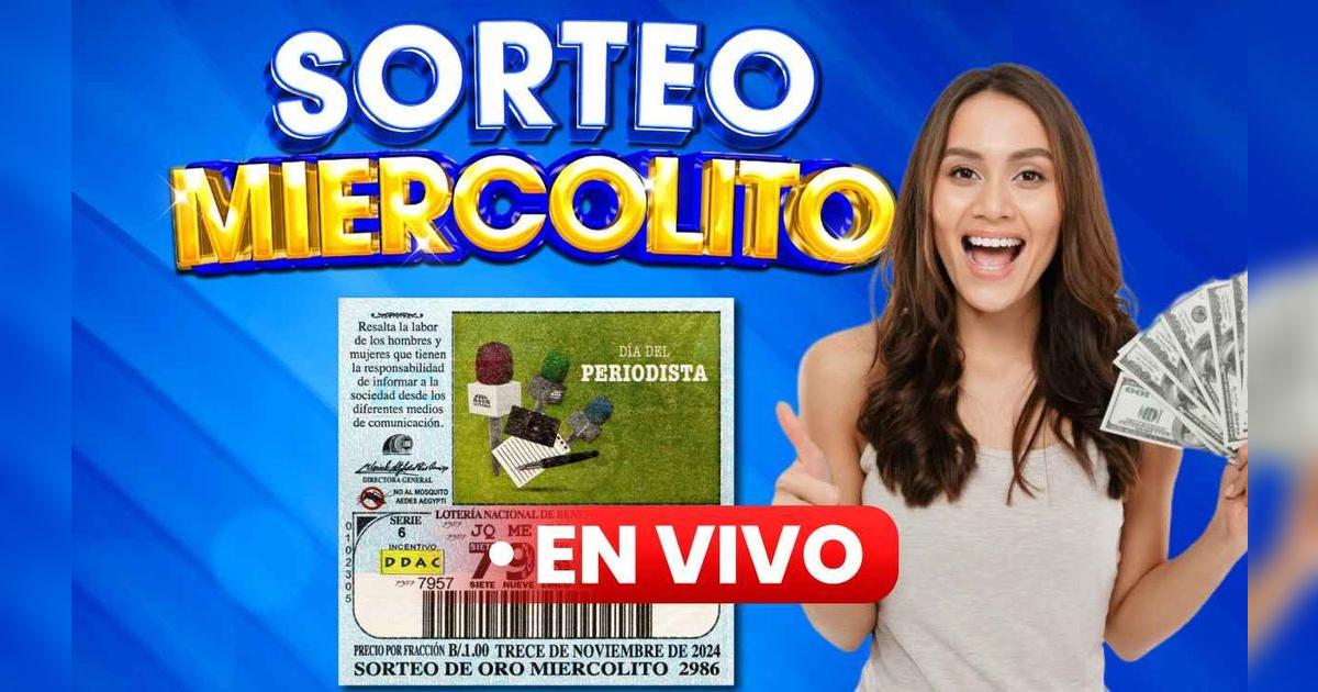 Resultados Sorteo Miercolito HOY EN VIVO, 14 de noviembre: qué jugó en ...