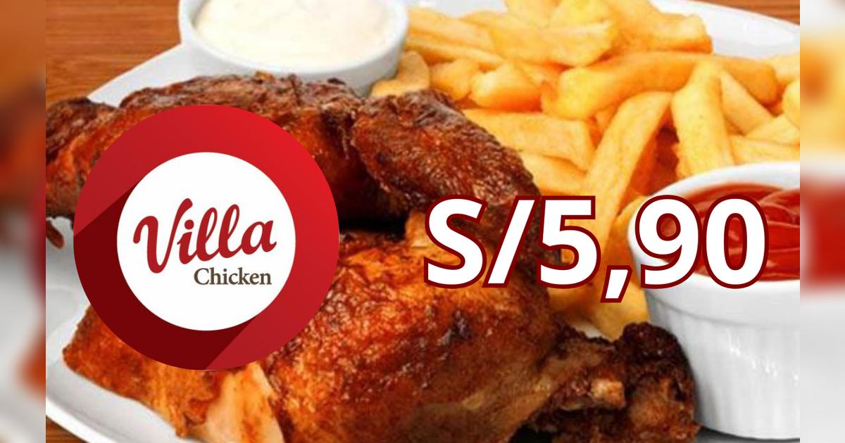 Villa Chicken anunció oferta de pollo a la brasa a S/5,90: ¿cómo ...